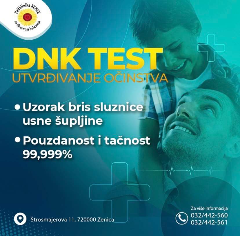 DNK TEST - Utvrđivanje očinstva