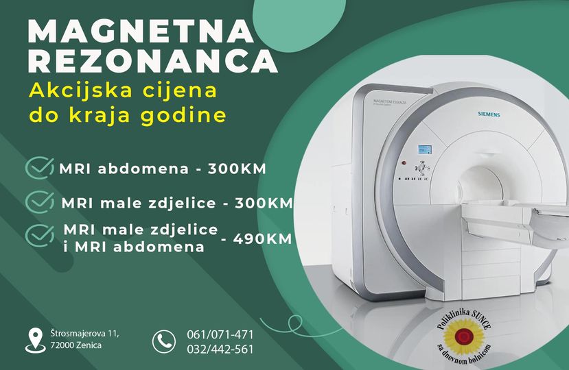 MAGNETNA REZONANCA AKCIJSKI PAKET DO KRAJA GODINE